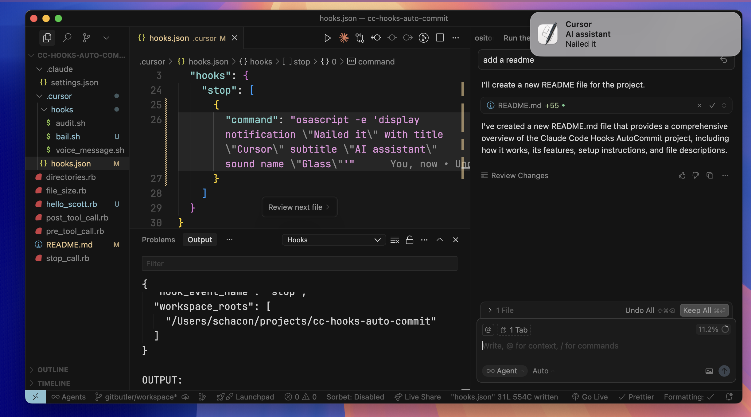 Deep Dive into the new Cursor Hooks | Butler's Log